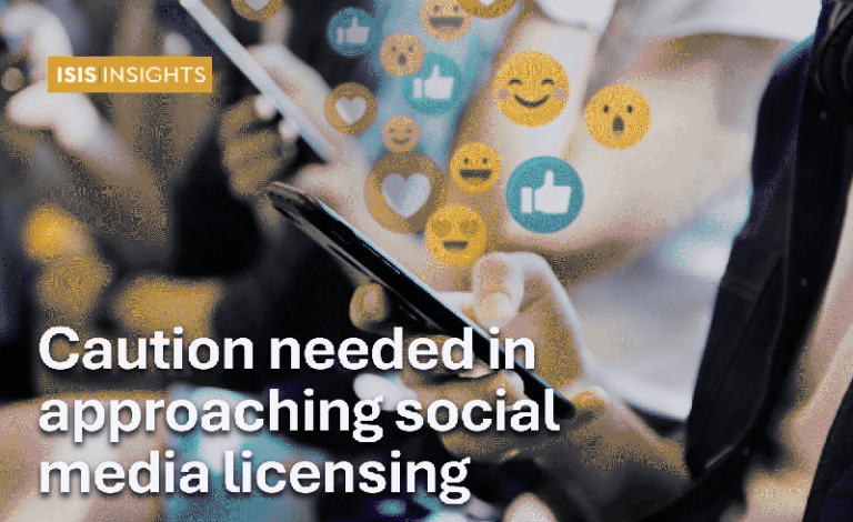 Caution needed in approaching social media licensing | ISIS