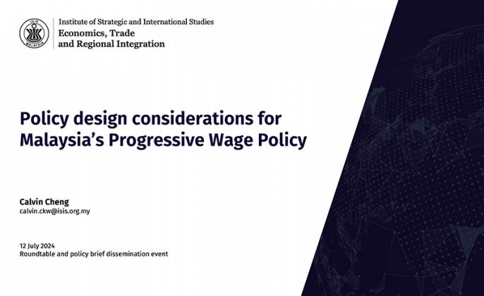 Policy design considerations for Malaysia’s Progressive Wage Policy | ISIS